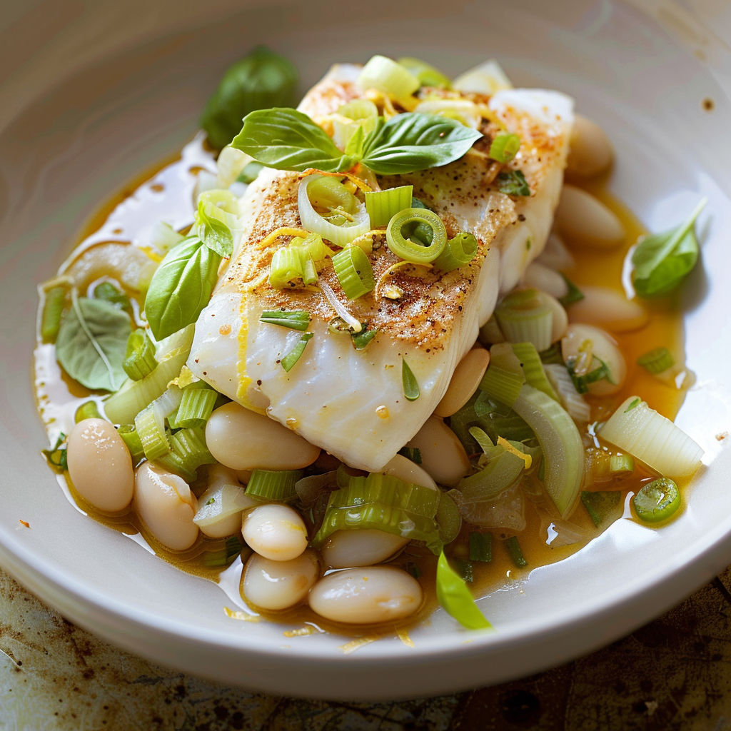 Délice tendre de poisson, céleri et citron - Recettes du chef