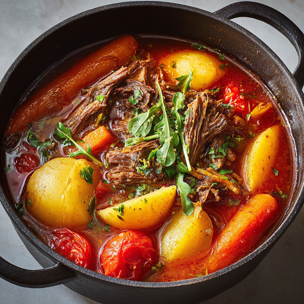 Délicieux boeuf mijoté tomate - Recettes du chef